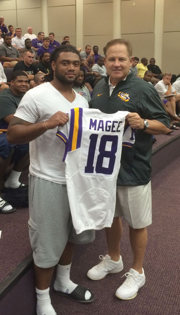 LSU’s Magee chosen to wear No. 18 - The Bogalusa Daily News | The ...