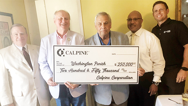 Calpine makes first payment to parish | The Bogalusa Daily News