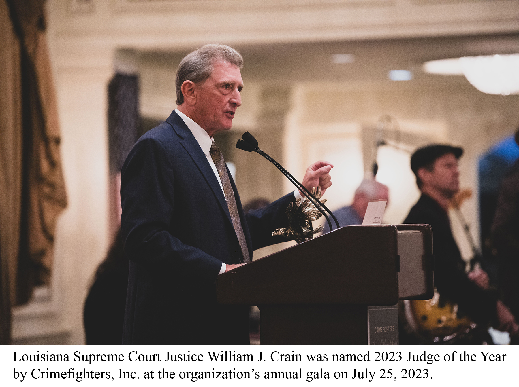 Louisiana Supreme Court Justice William J. Crain Named Crimefighters ...