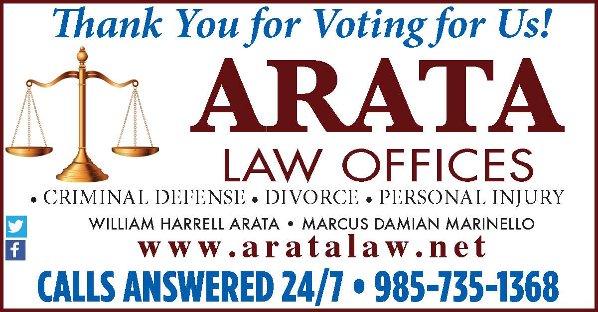 Arata Law Offices - The Bogalusa Daily News | The Bogalusa Daily News